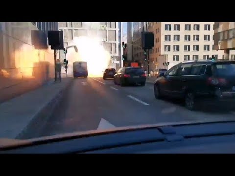Bus Powered by Natural Gas Explodes After Colliding With Low Tunnel ...