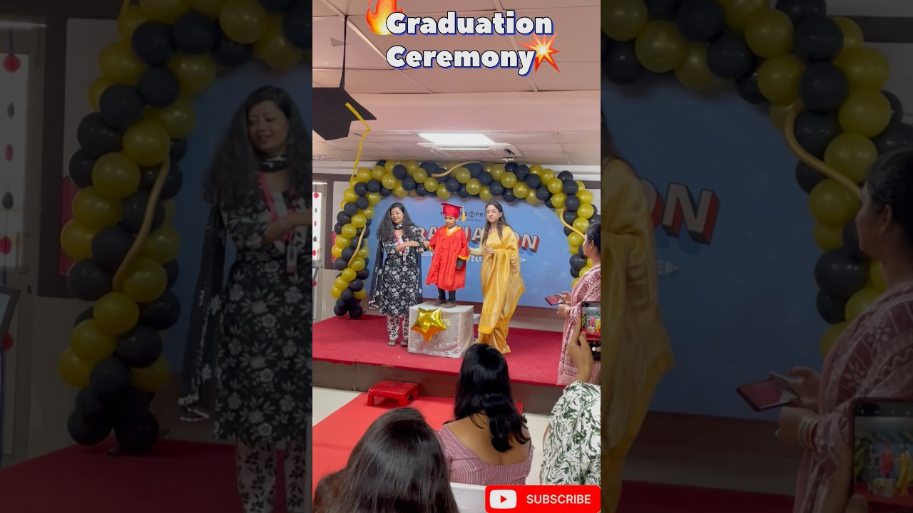 Kindergarten graduation ceremony || Kids graduation day #kids #kidslearning #learning #graduation