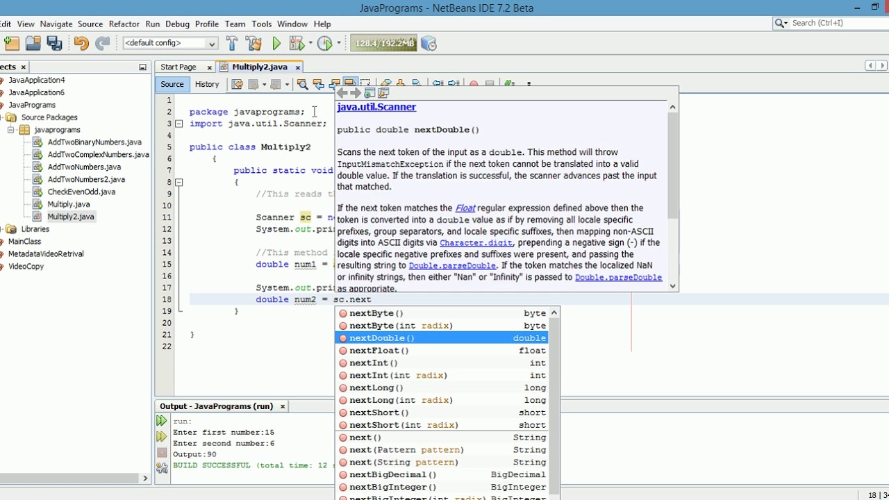 Java Program To Multiply Two Floating Point Numbers