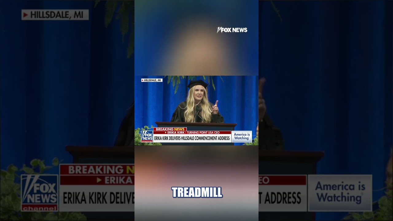 Erika Kirk delivers powerful commencement speech at Hillsdale
