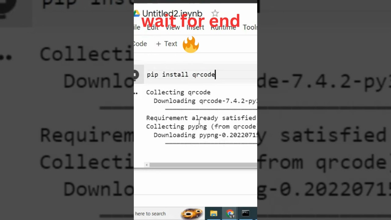 How to generate QR code using python #shorts #shorts #coding