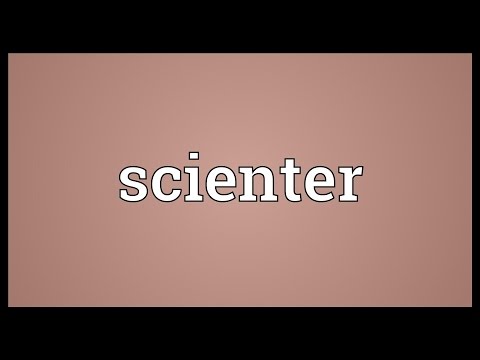 Scienter Meaning