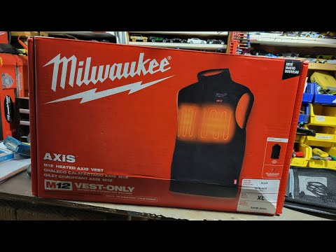 Milwaukee's New AXIS heated vest! Worn for years!
