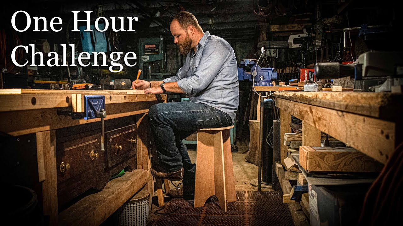 Making a Plywood Stool: 1 Hour Challenge