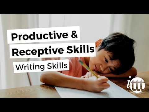 Productive and Receptive Skills in the EFL Classroom - Writing Skills