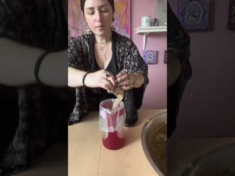 Second Part of Henna Making Process: thinning & sifting henna paste 🌿