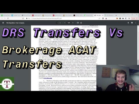 Brokerage Account Stock Transfers vs DRS Stock Transfers Explained
