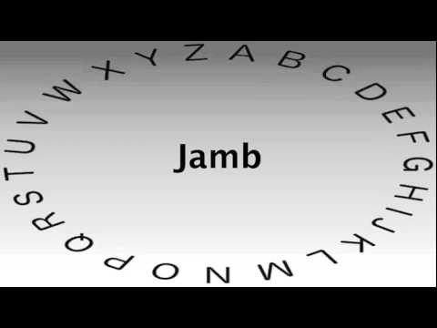 Spelling Bee Words and Definitions — Jamb
