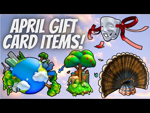 Roblox April 2025 Gift Card Items!