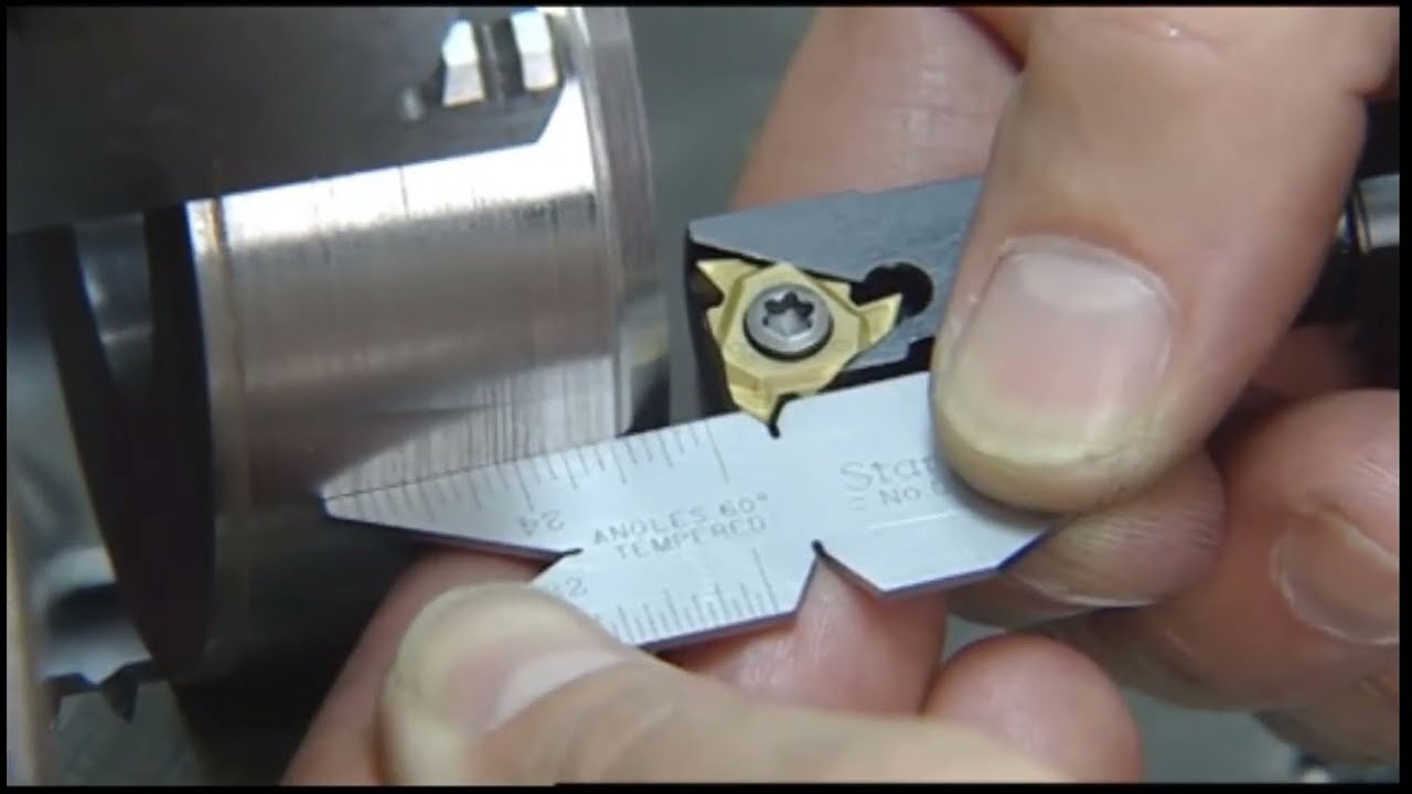 17.  Internal threading on the lathe