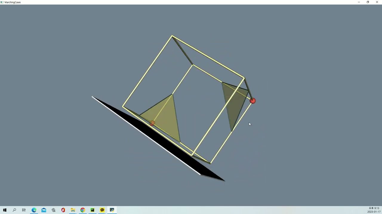 VTK Python Example - MarchingCasesC