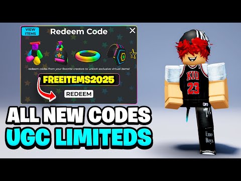 15+ CODES FOR ROBLOX UGC LIMITED CODES MAY 2025 | Roblox UGC Limited Codes 2025