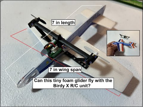 7 inch RC Blue Angel flight test and was built in less than a minute! Will it work?
