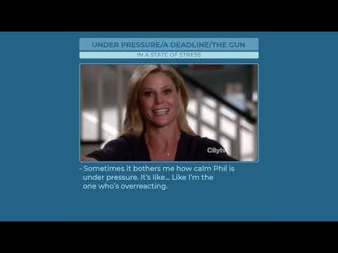 Under pressure/a deadline/the gun - Learn English with phrases from TV series - AsEasyAsPIE