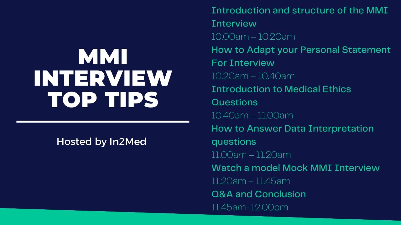 MMI Interview – Top Tips: In2Med