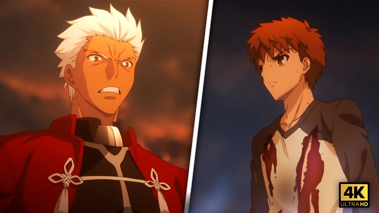 SHIROU EMIYA vs ARCHER | Fate/Stay Night UBW - 4K60FPS