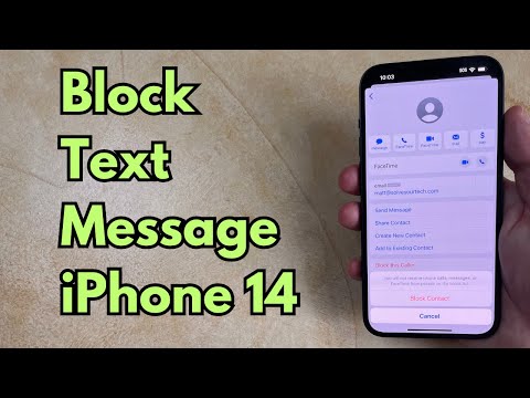 How to Block a Text Message on iPhone 14