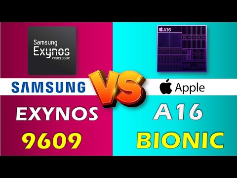 SAMSUNG EXYNOS 9609 VS APPLE A16 BIONIC