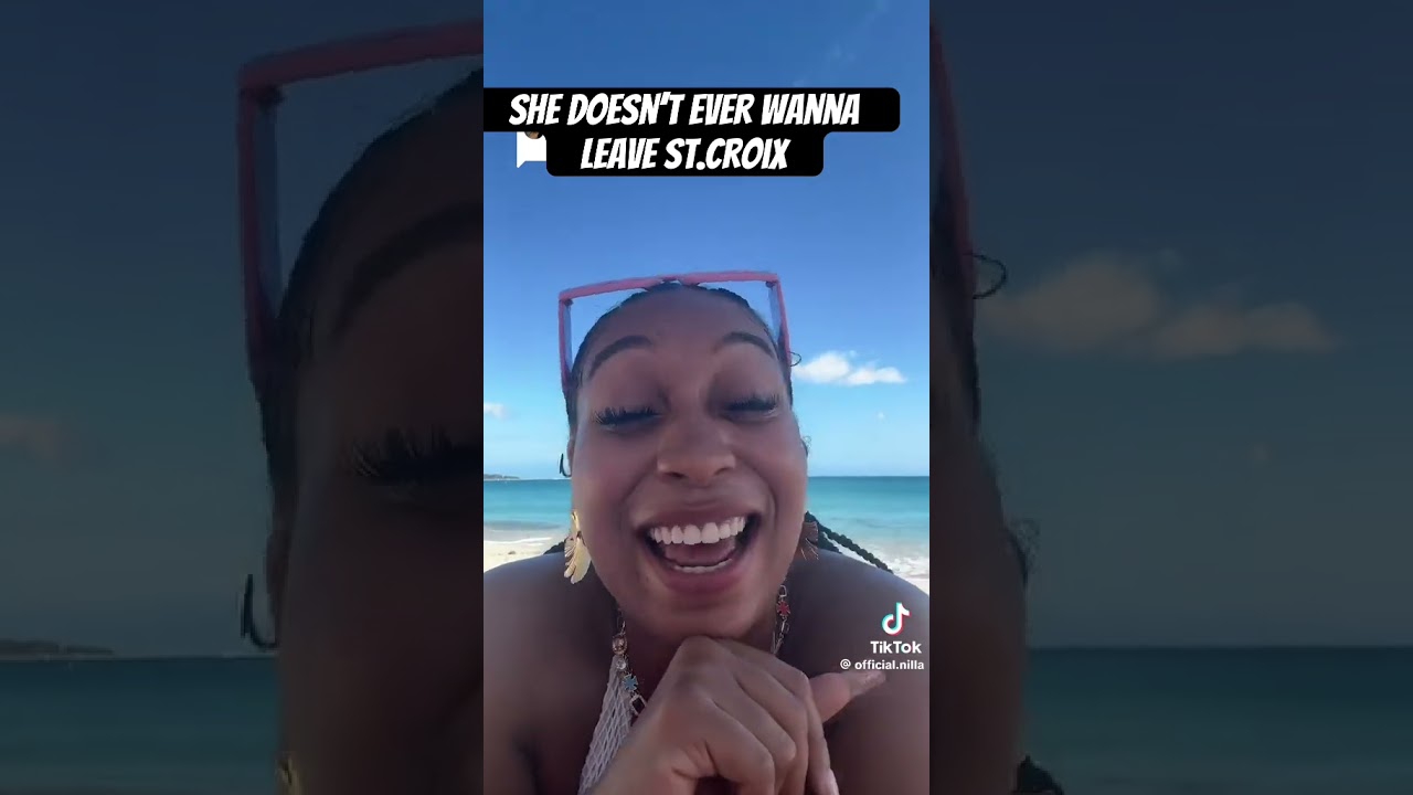 She doesn’t ever wanna leave St. Croix 😂! #vacation #stcroix #virginislands