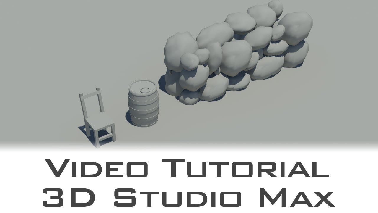 Tutorial- Autodesk 3D Studio Max - Low Poly Modelling