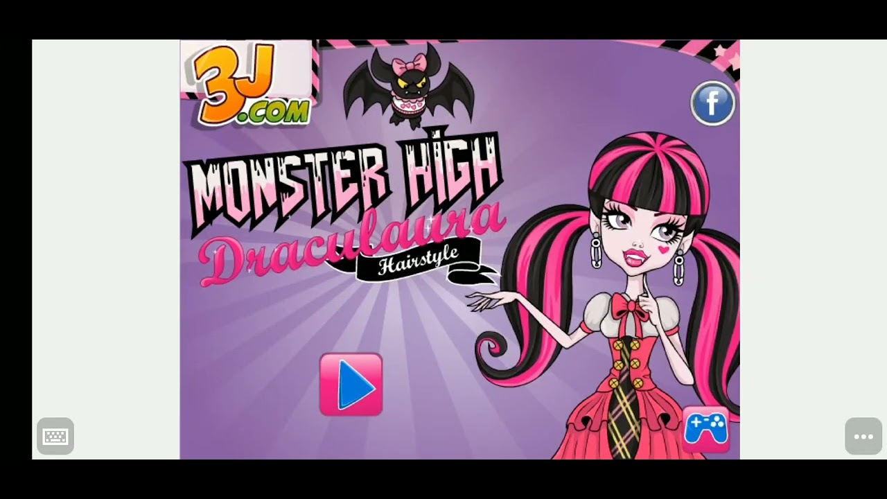Monster High Draculaura Hairstyle Dress Up
