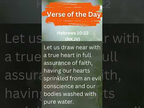 Draw Near to God With a SINCERE HEART | Verse of the Day | January 27