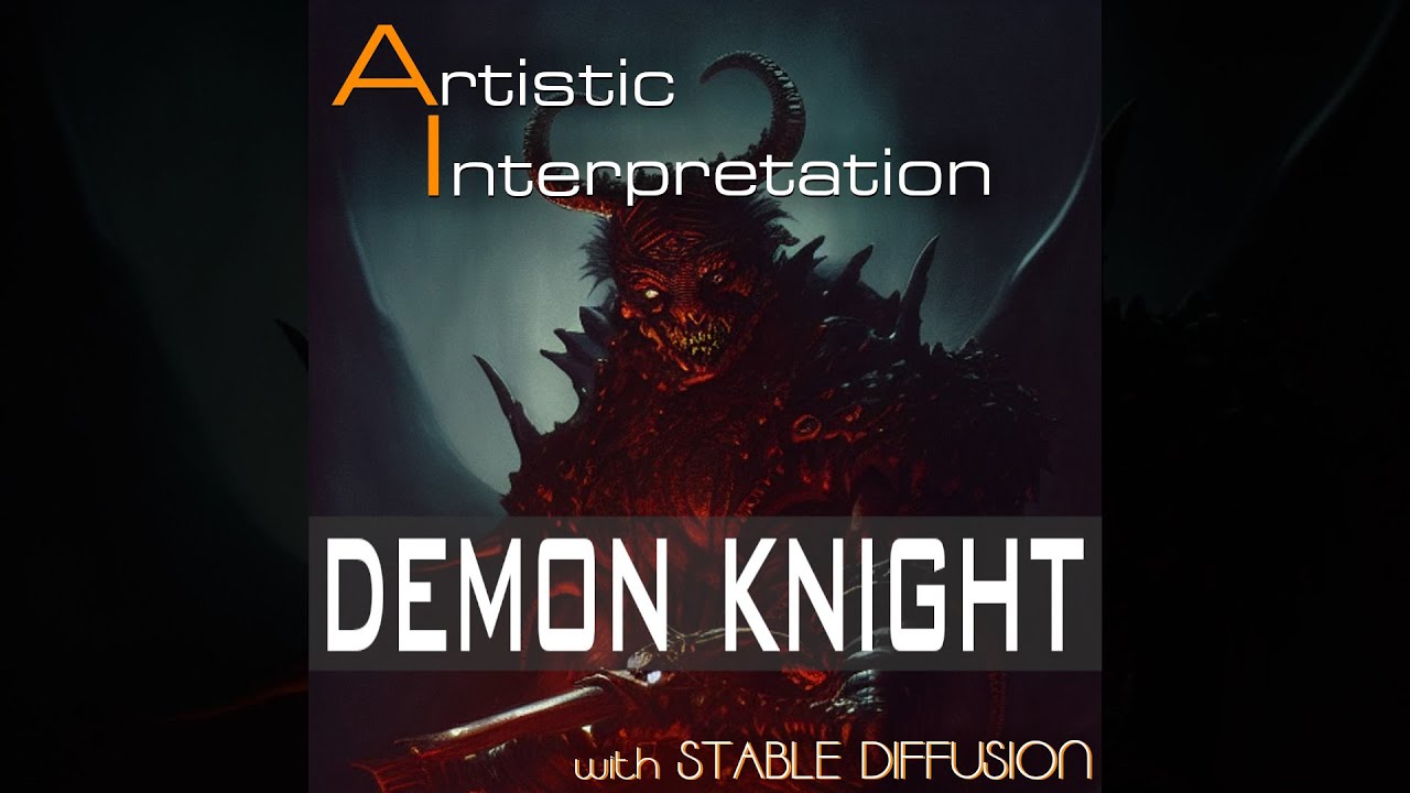 Demon Knight w/ Stable Diffusion