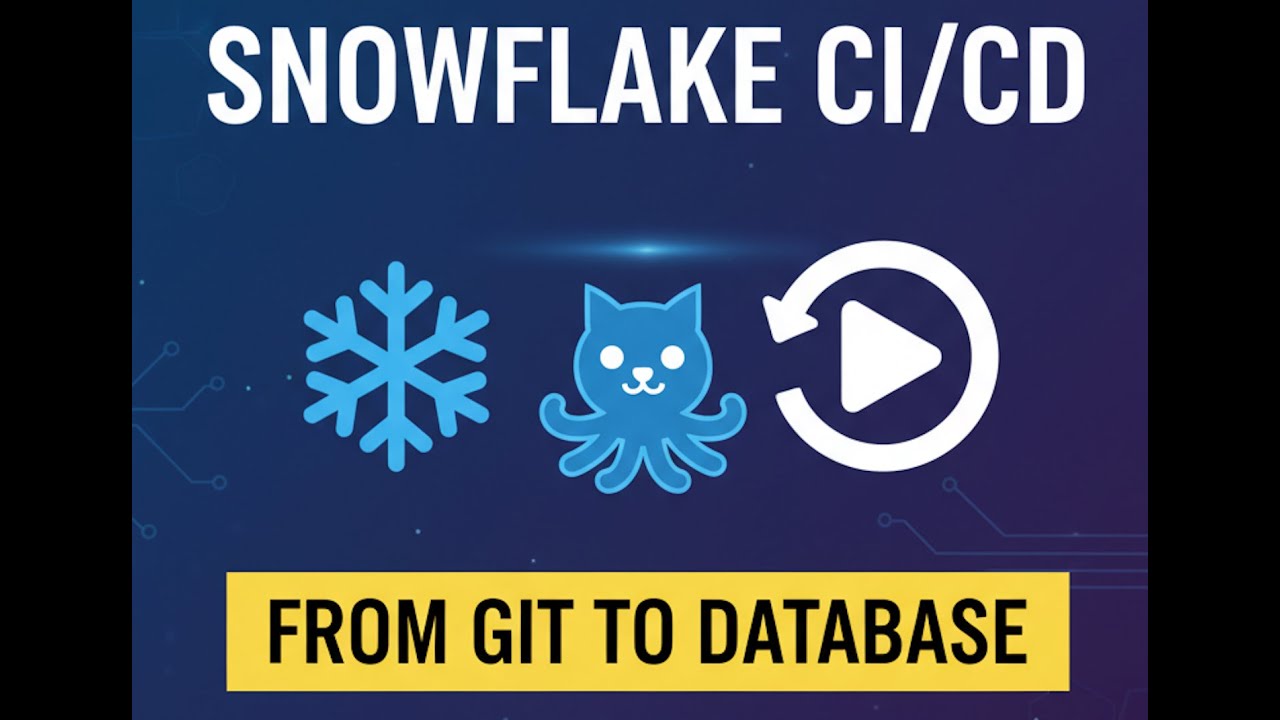 Simple Snowflake CICD with Github actions