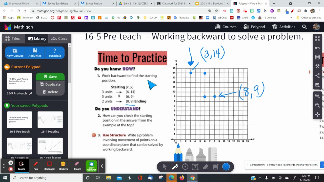 16-5 Pre-teach Working Backward
