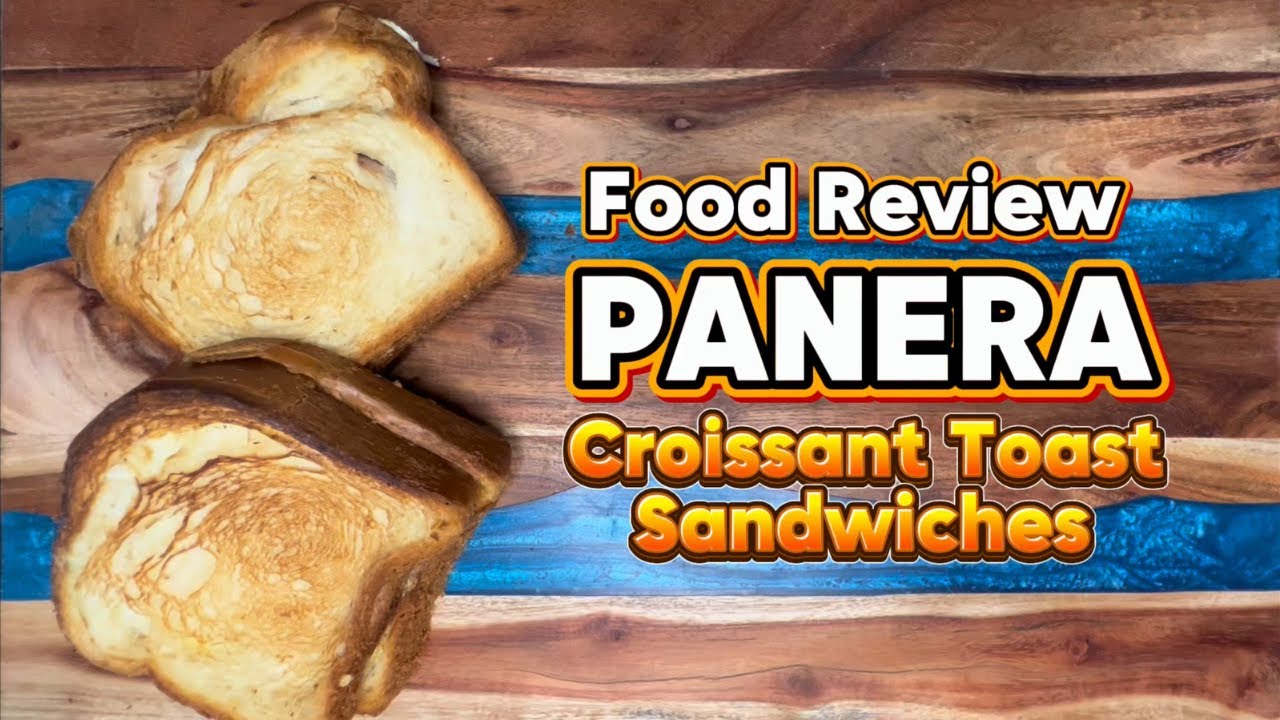 New Panera Croissant Toast Sandwich Review!