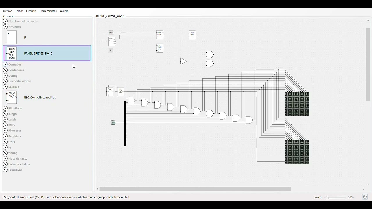 Circuito Lógico GitHub Proyecto1 ArquitecturaDeComutadores circuit