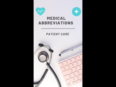 Medical abbreviations you must know about this important tips