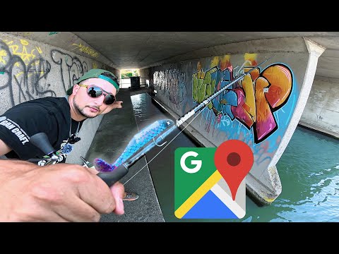We found a fishing spot on Google Maps… and it’s the JACKPOT!🎯