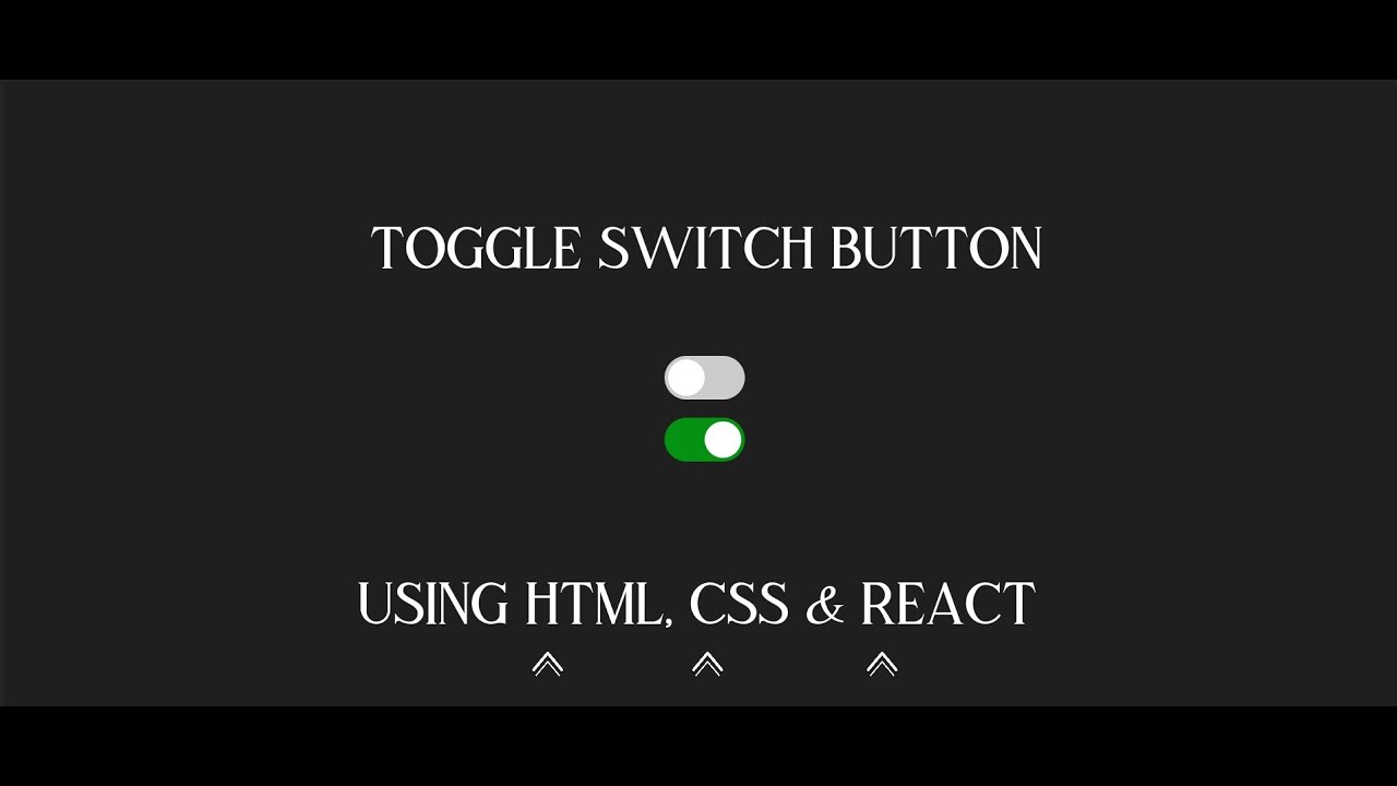 Create a CSS Toggle Switch Button