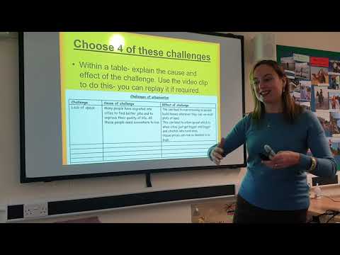 Challenges and problems with urbanisation Geography Lesson GCSE