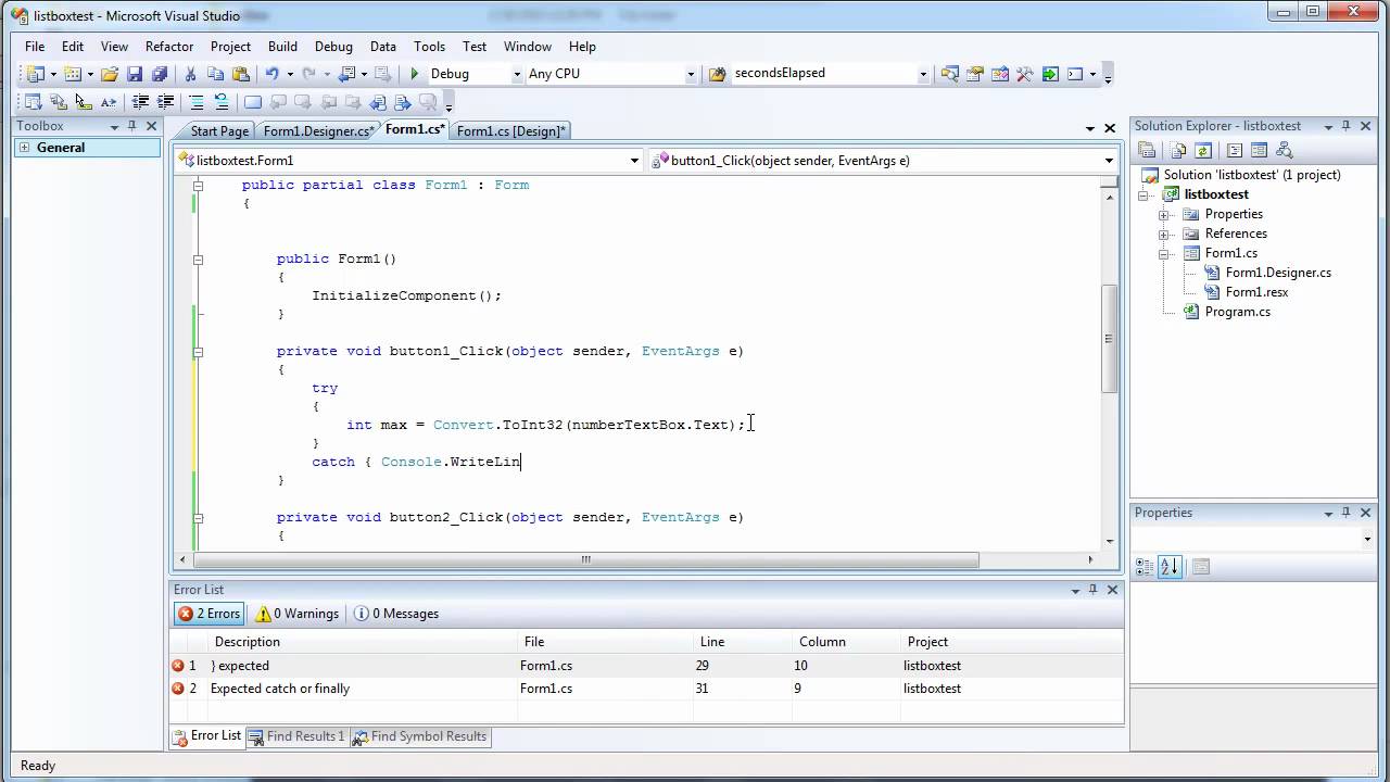 Using the Progress Bar Control - C# C Sharp Visual Studio 2008