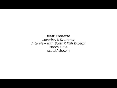 Matt Frenette’s 1984 Loverboy Drumset | Scott K Fish
