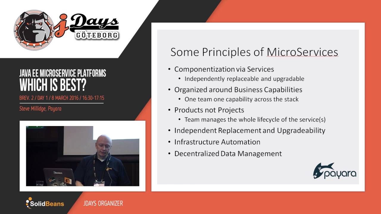 Java EE Microservice Platforms: Which Is Best? Speaker: Steve Millidge
