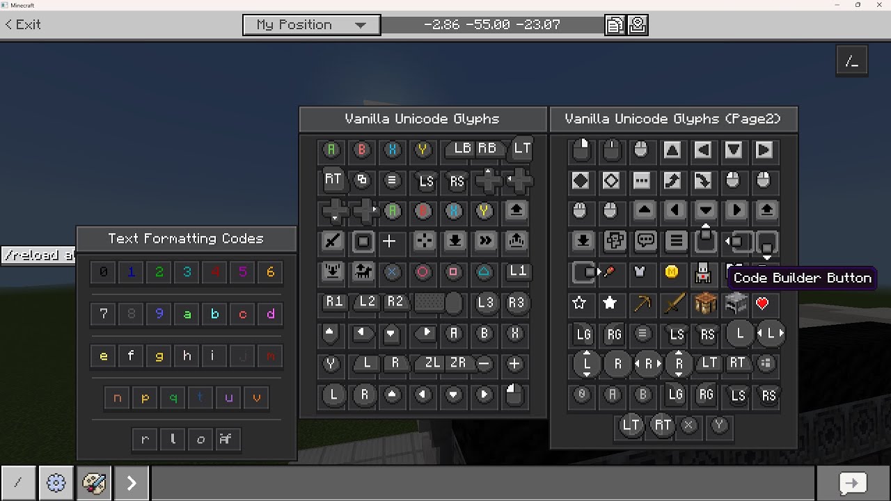 Unicode/Glyph Map | Fast Commands v4