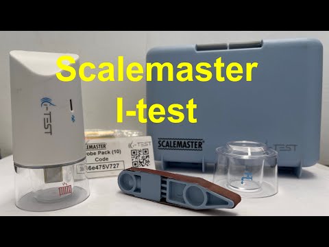 Scalemaster I-test, un-boxing, reviewing and testing for inhibitor in central heating water.