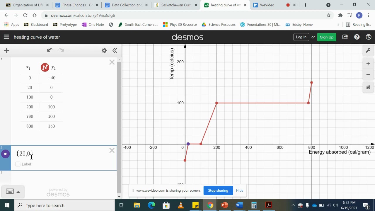 How to label on desmos