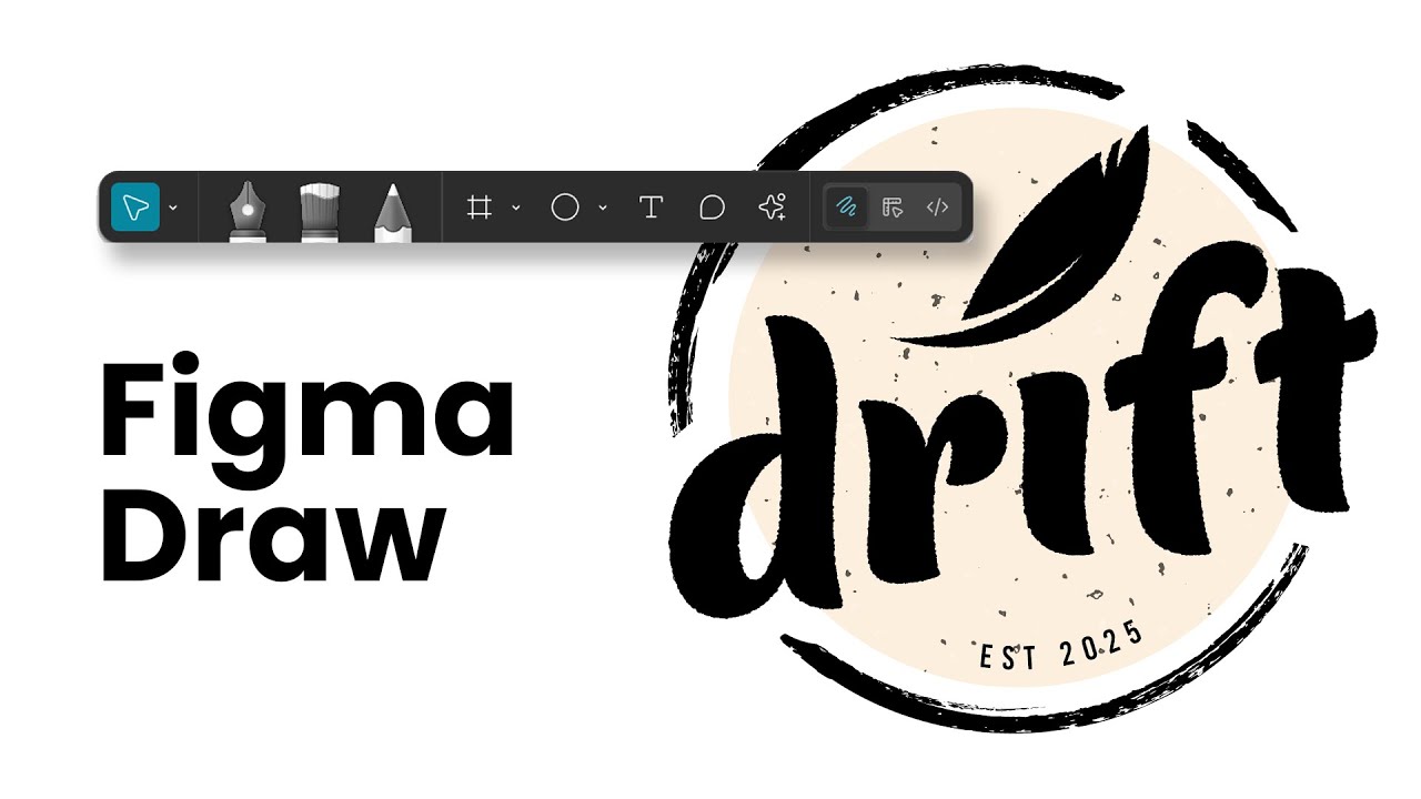 Figma Draw is AMAZING. Let's make a Logo.