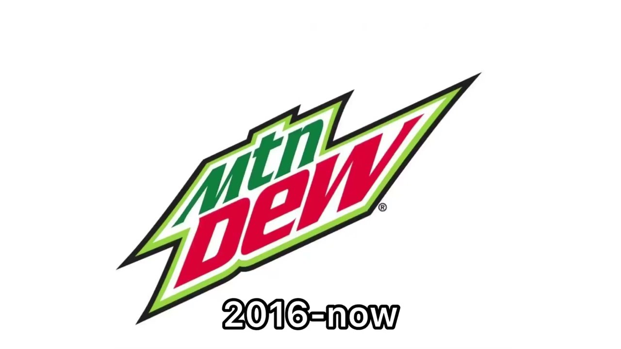 Mountain Dew historical logos