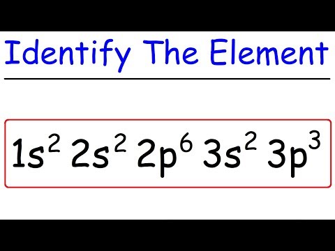 Electron Configuration - How To Identify The Element
