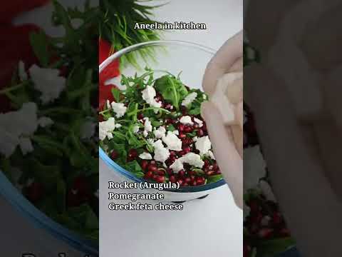 1 minute delicious Rocket Salad #Shorts #SALAD #VIRALFOOD