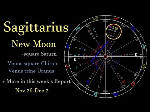 Rik: Astrology Nov 26-Dec 2 2024 -Sagittarius New Moon square Saturn – Venus sq Chiron-Venus ...