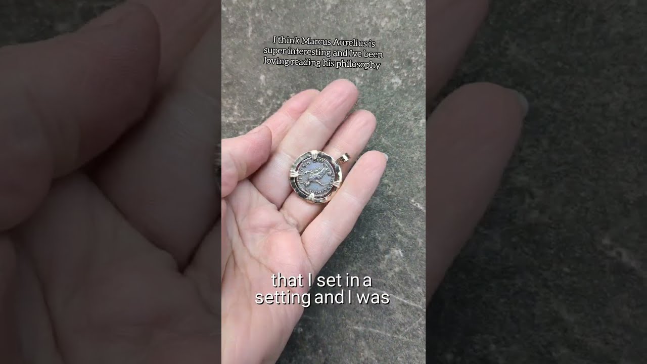 Setting a Marcus Aurelius Coin