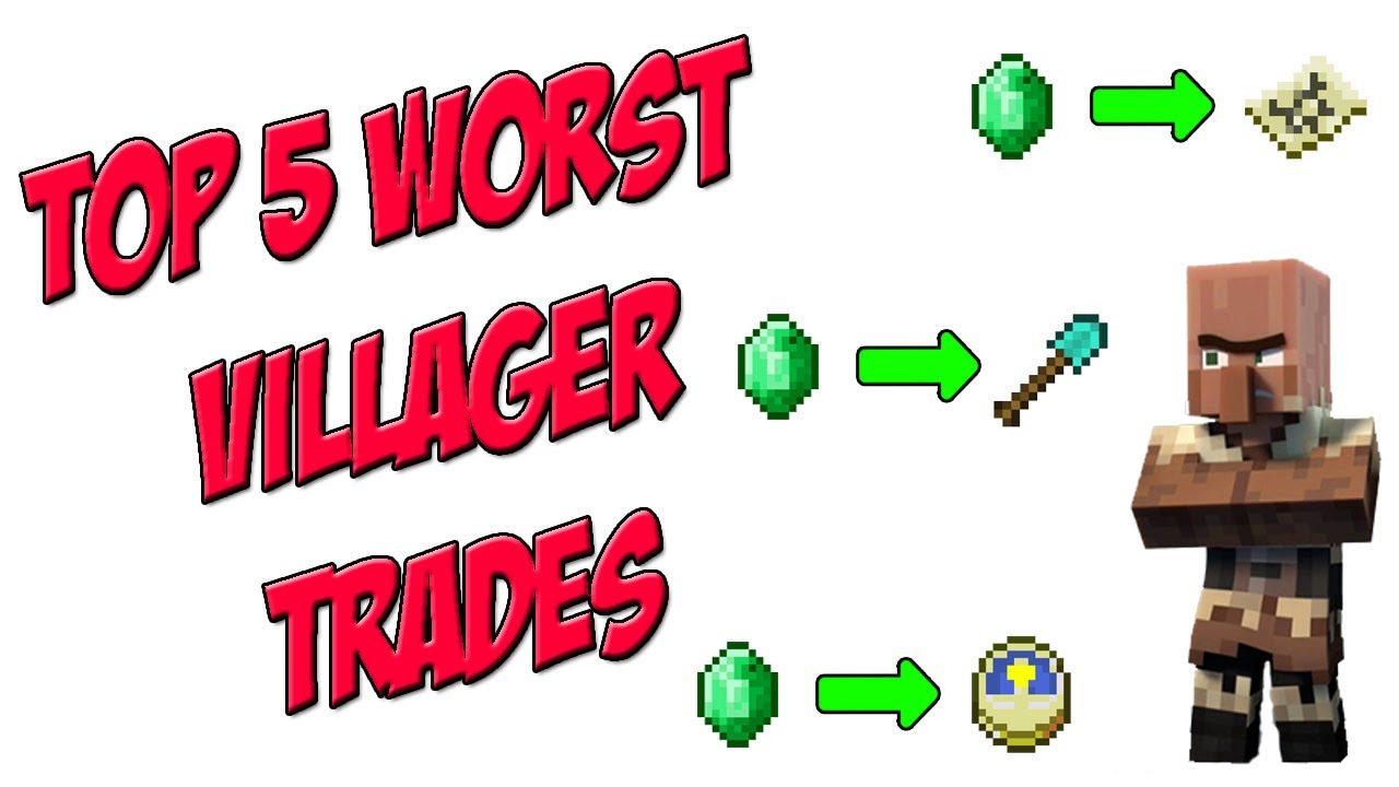 Top 5 Worst Villager Trades in Minecraft