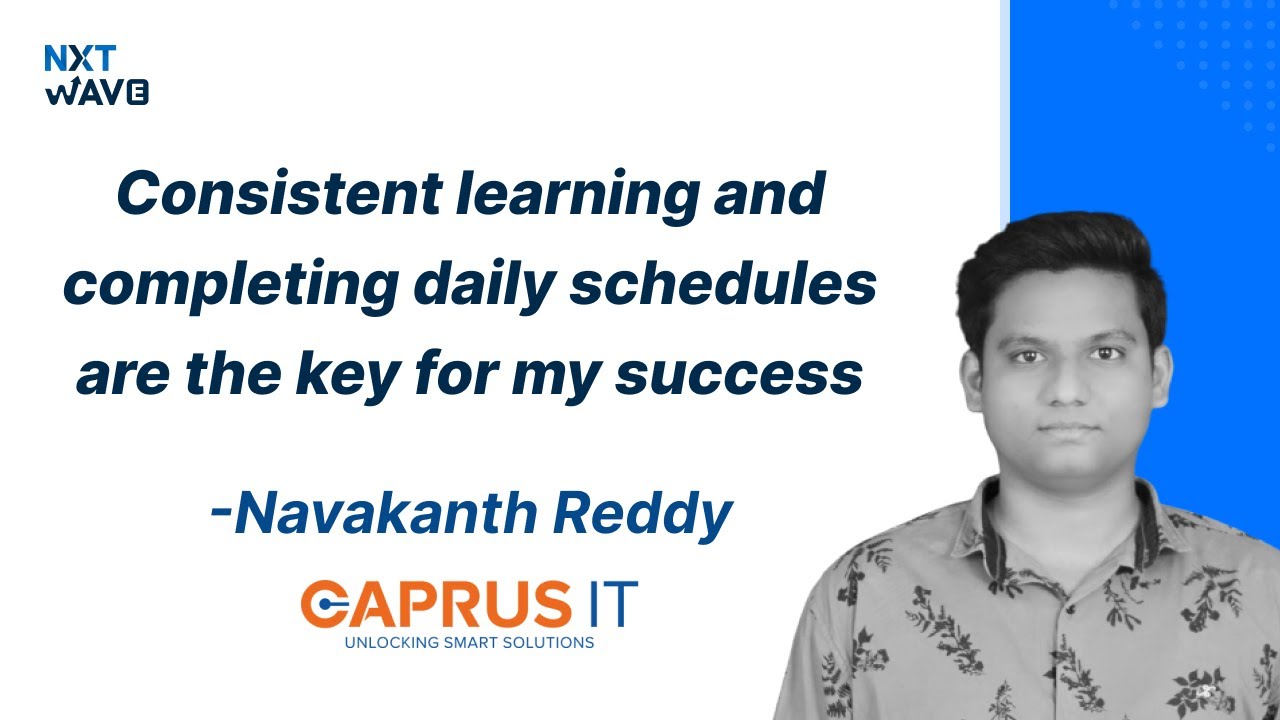 🔥NxtWave Intensive Transformed an EEE Grad into a Frontend Developer | Navakanth’s Success Journey🚀
