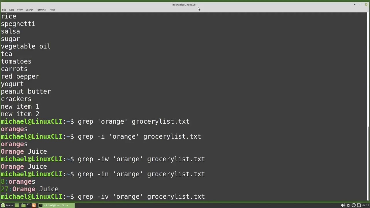 Linux Command Line (36) grep
